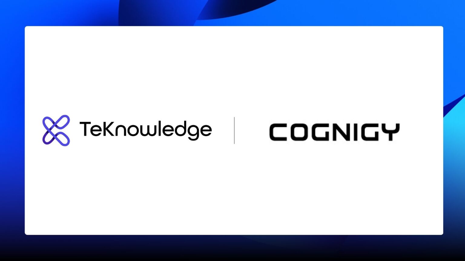 Cognigy And TeKnowledge Partner To Accelerate Agentic AI Adoption In The Enterprise - TeKnowledge